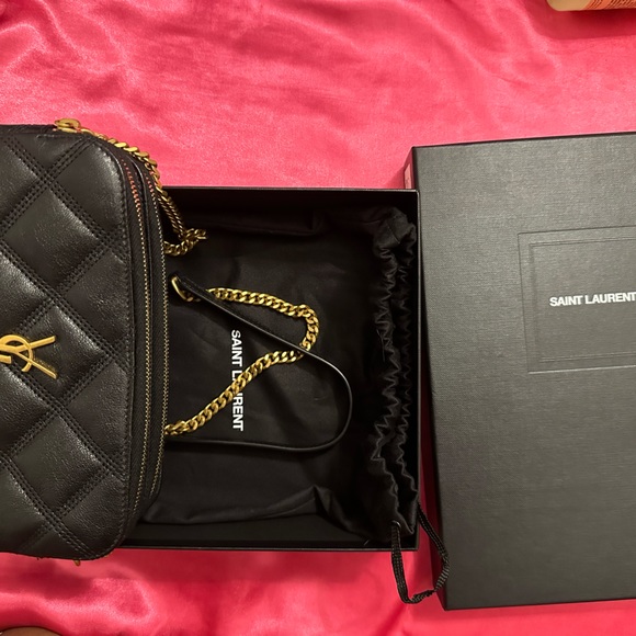 Saint Laurent | Bags | Saint Laurent Becky Double Zip Crossbody Bag ...